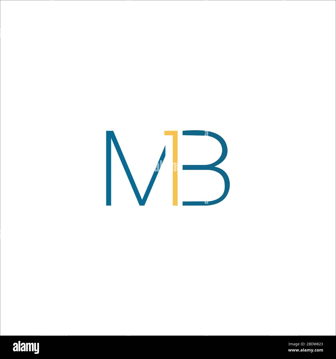 Initial letter mb logo or bm logo vector design template Stock Vector ...