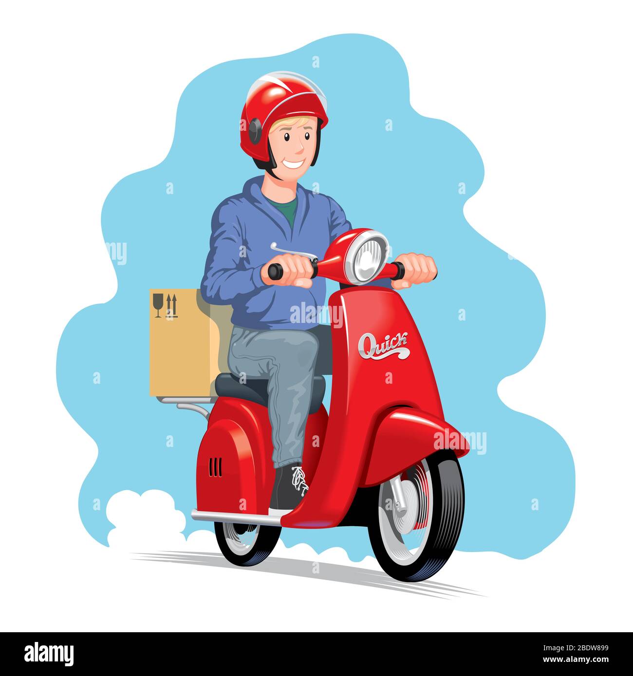 Delivery Man Vector
