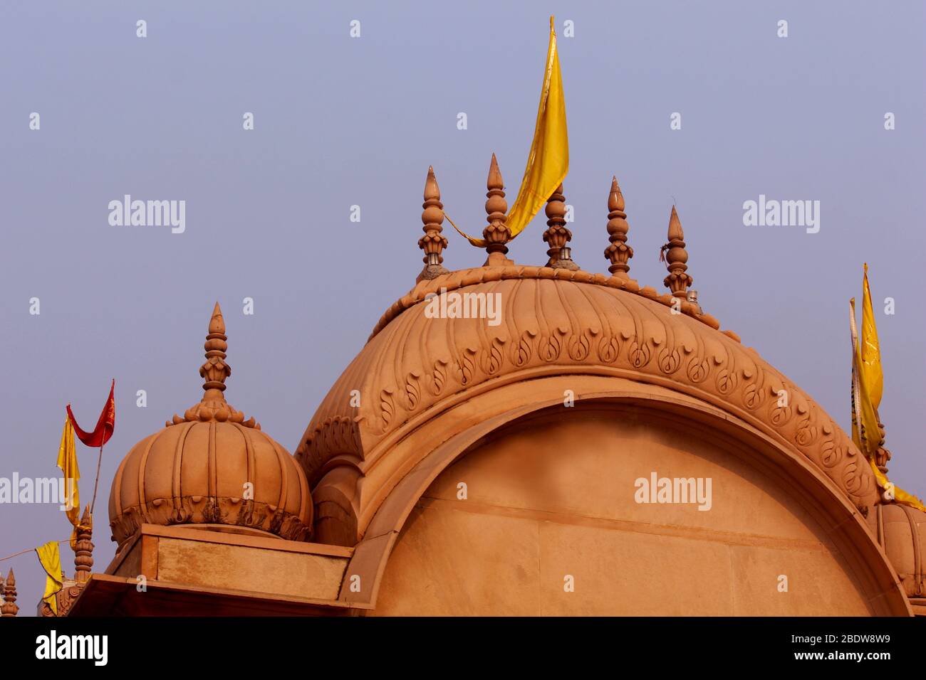 scene for empty tourist place in lock down, The sacred building carved ...