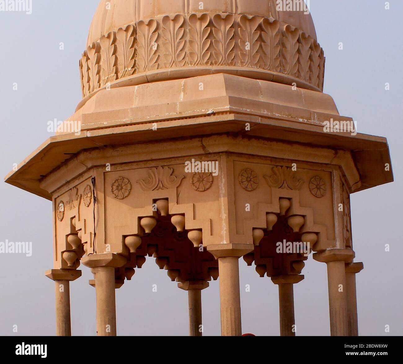 scene for empty tourist place in lock down, The sacred building carved ...