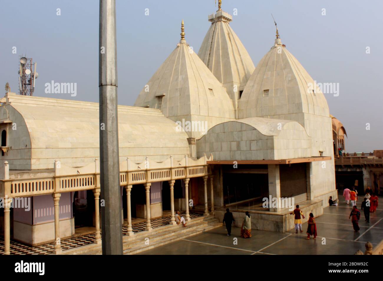 scene for empty tourist place in lock down, The sacred building carved ...