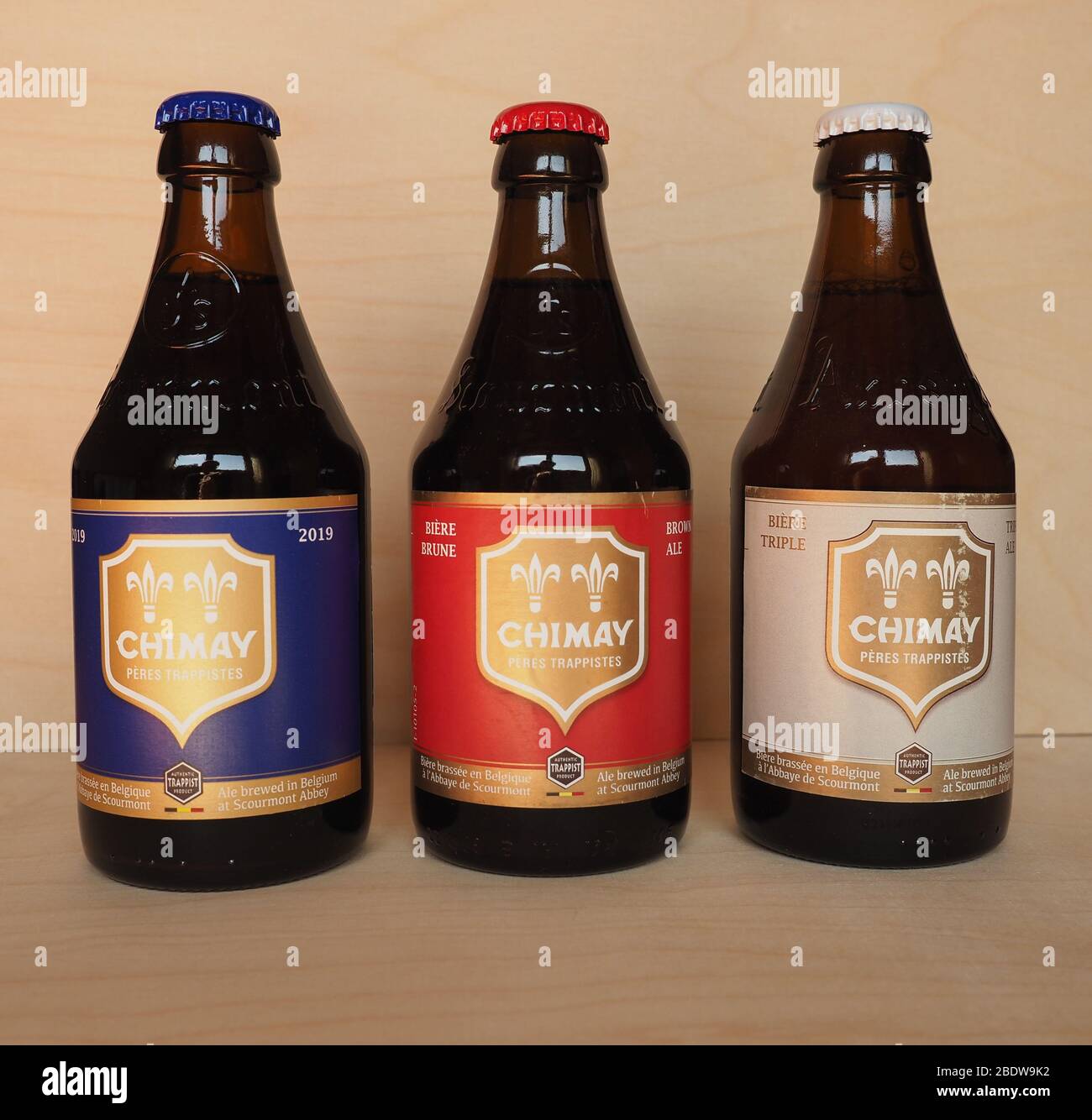 Blue chimay hi-res stock photography and images - Alamy