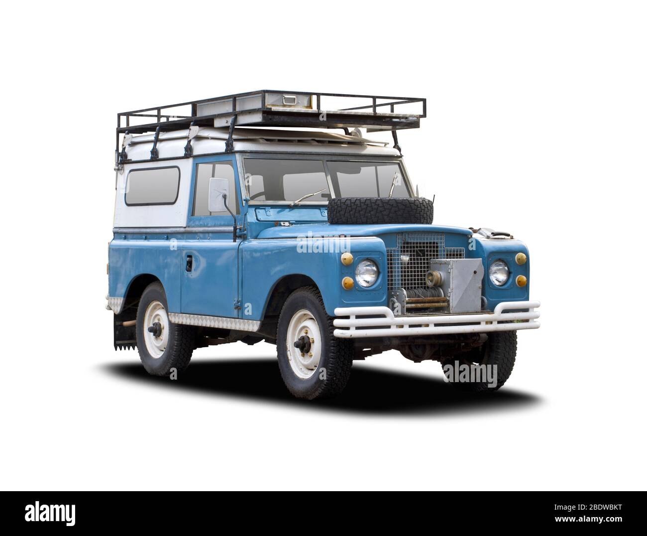Very old land rover Cut Out Stock Images & Pictures - Alamy