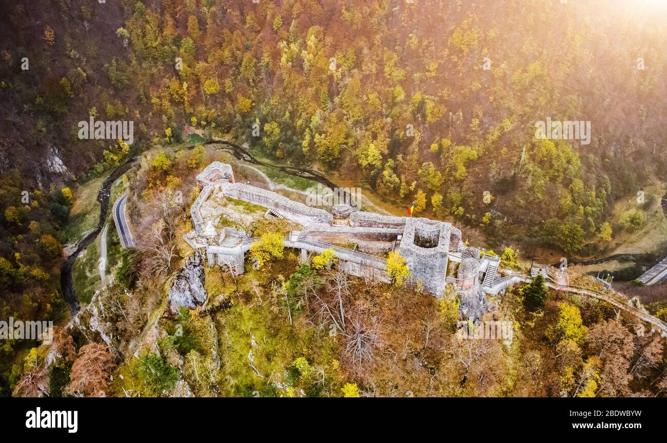 Poenari castle hi-res stock photography and images - Alamy
