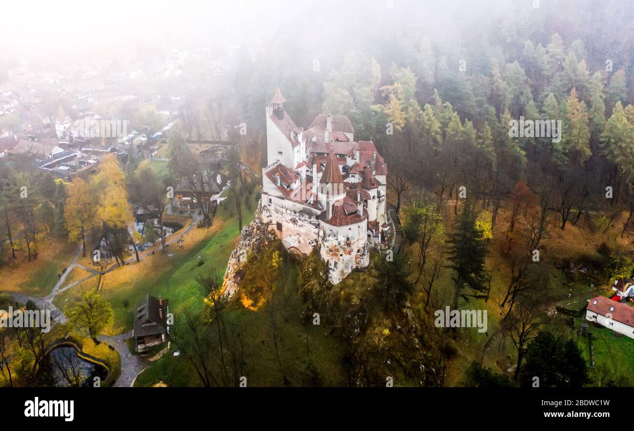 Bran castle exterior view hi-res stock photography and images - Alamy