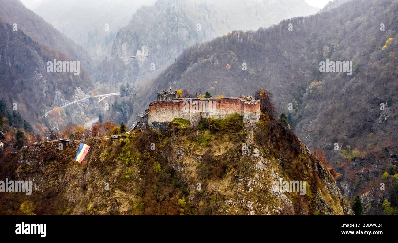 Poenari castle hi-res stock photography and images - Alamy