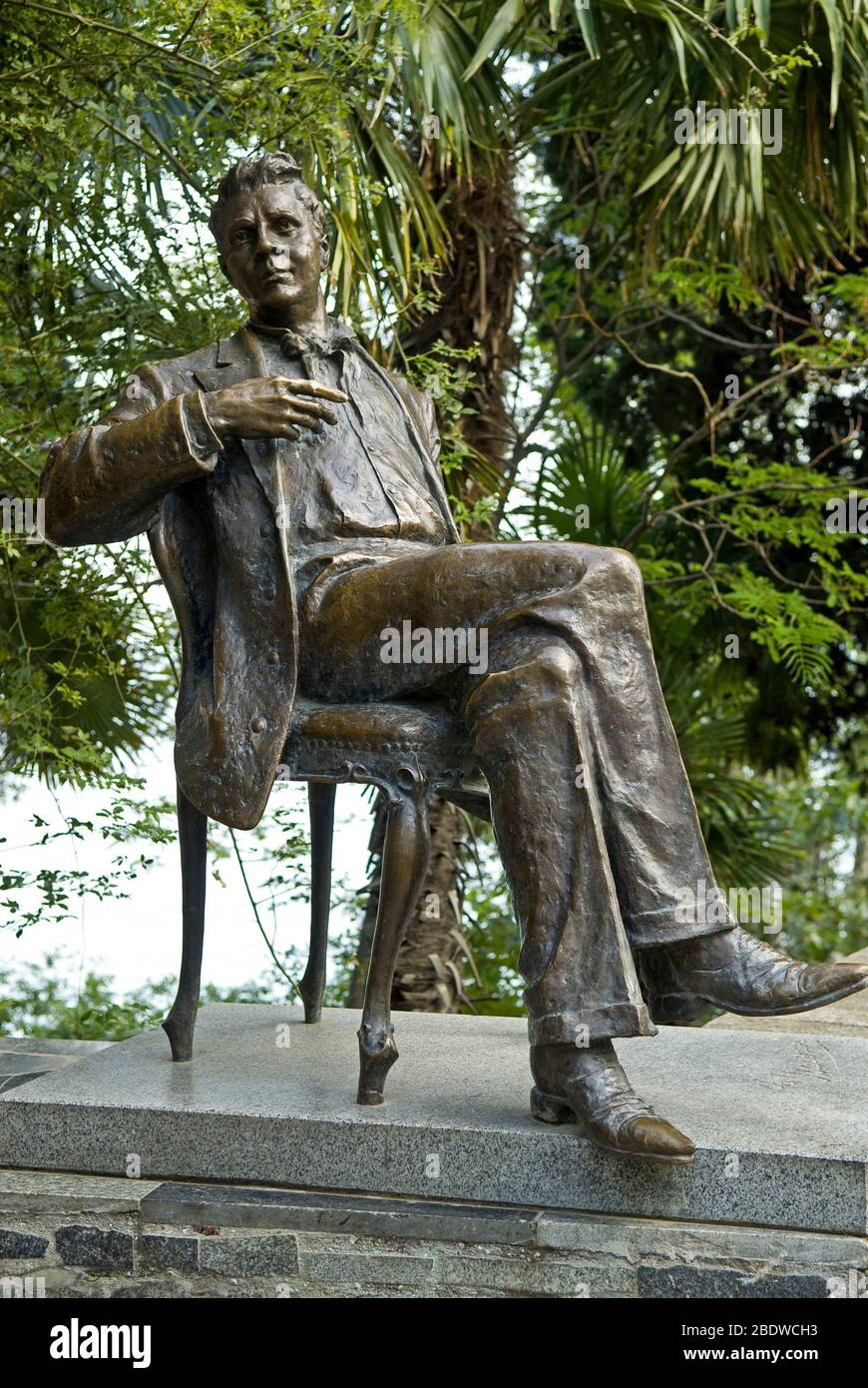 This monument to the Russian opera singer Stock Photo - Alamy