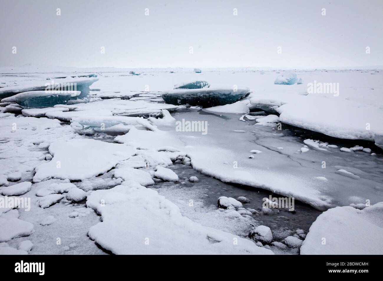 Floating ice in Jokulsarlon Glacier Lagoon, Iceland Stock Photo - Alamy