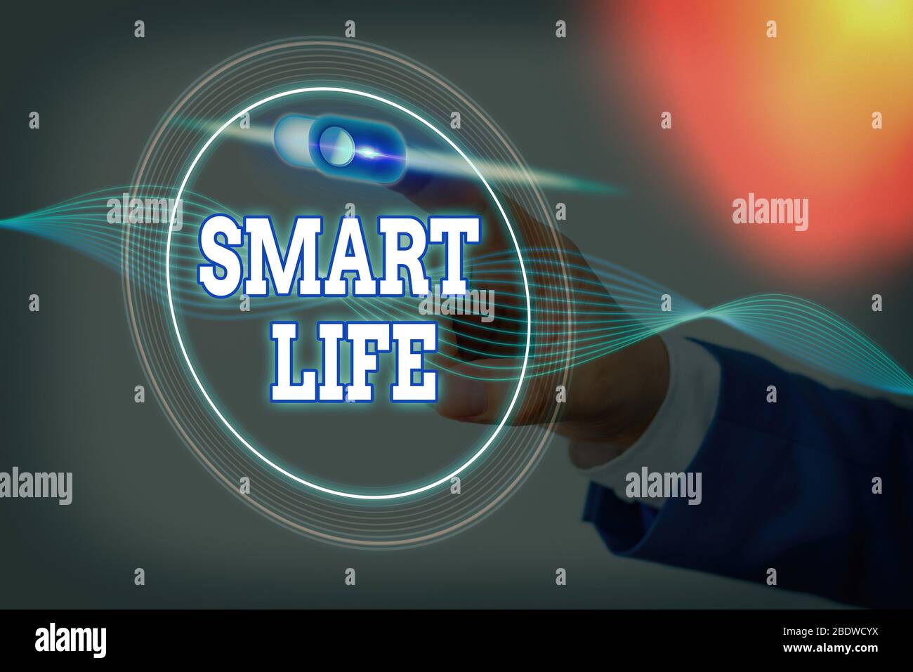 Handwriting text writing Smart Life. Conceptual photo approach ...
