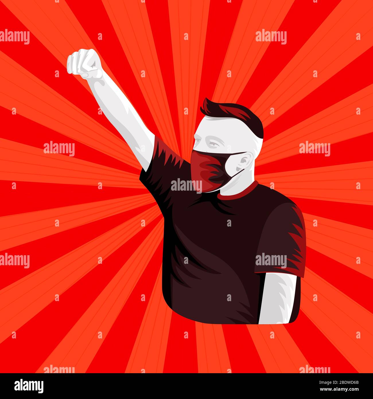 Rebel hero Stock Vector Images - Alamy