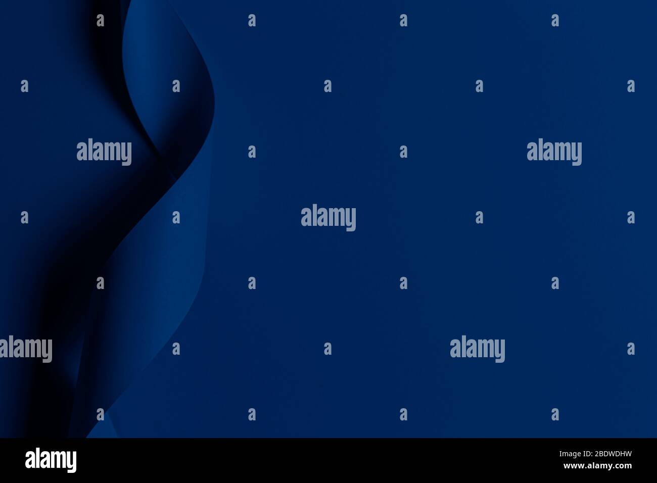 Abstract geometric shape classic blue color paper background Stock ...