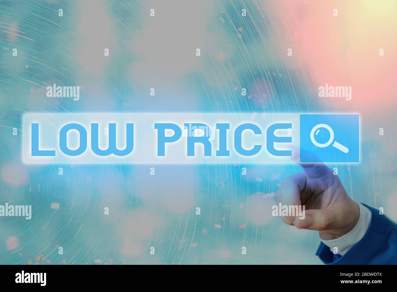 Writing note showing Low Price. Business concept for Price are the ...