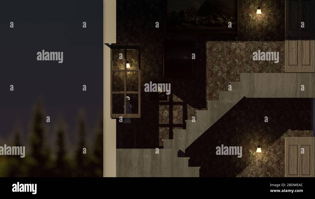Cross section model of a house hi-res stock photography and images - Alamy