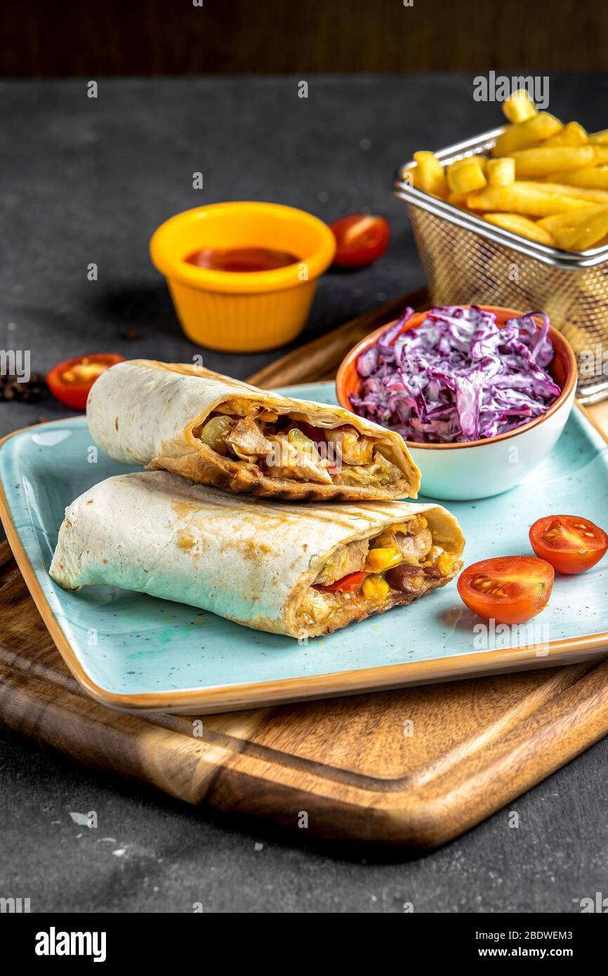 Burito hi-res stock photography and images - Alamy