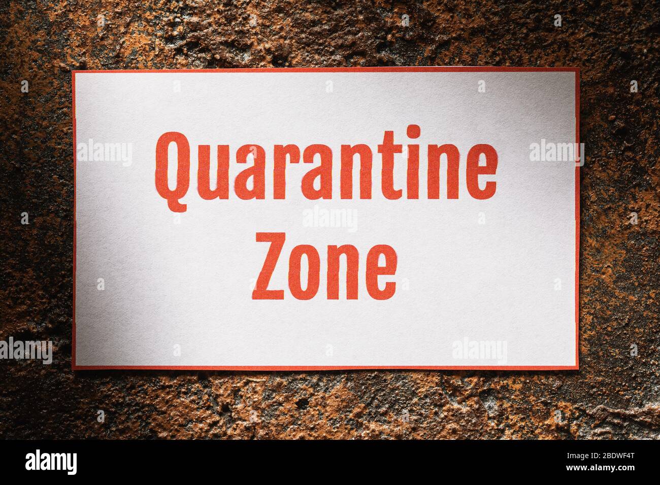 Text quarantine hi-res stock photography and images - Alamy