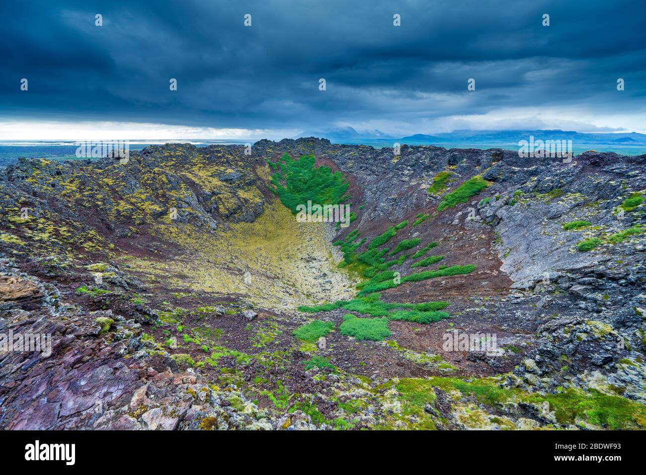 Eldborg Crater Iceland Europe High Resolution Stock Photography and ...