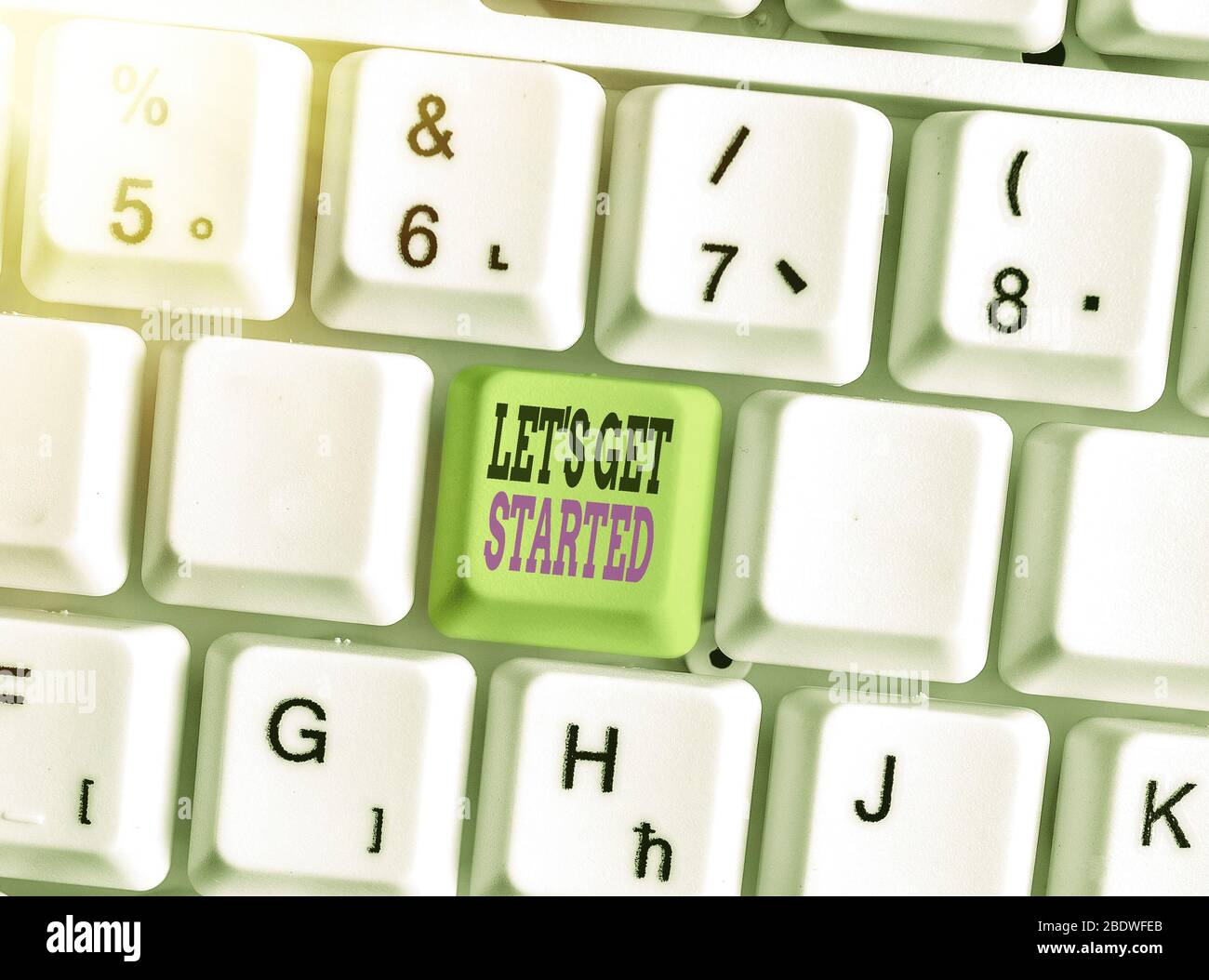 Word writing text Let S Is Get Started. Business photo showcasing to ...