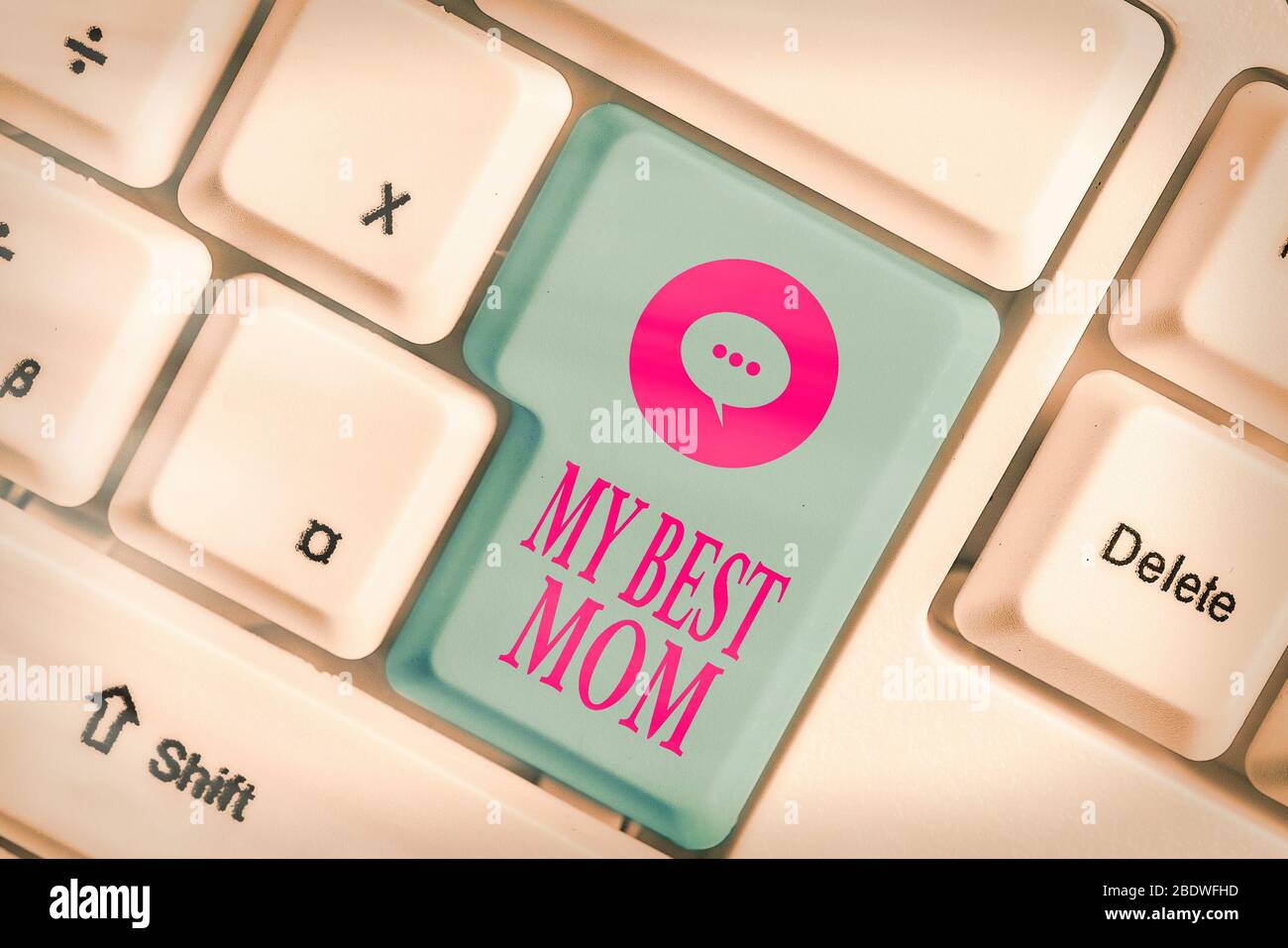 Handwriting text writing My Best Mom. Conceptual photo Appreciation for ...