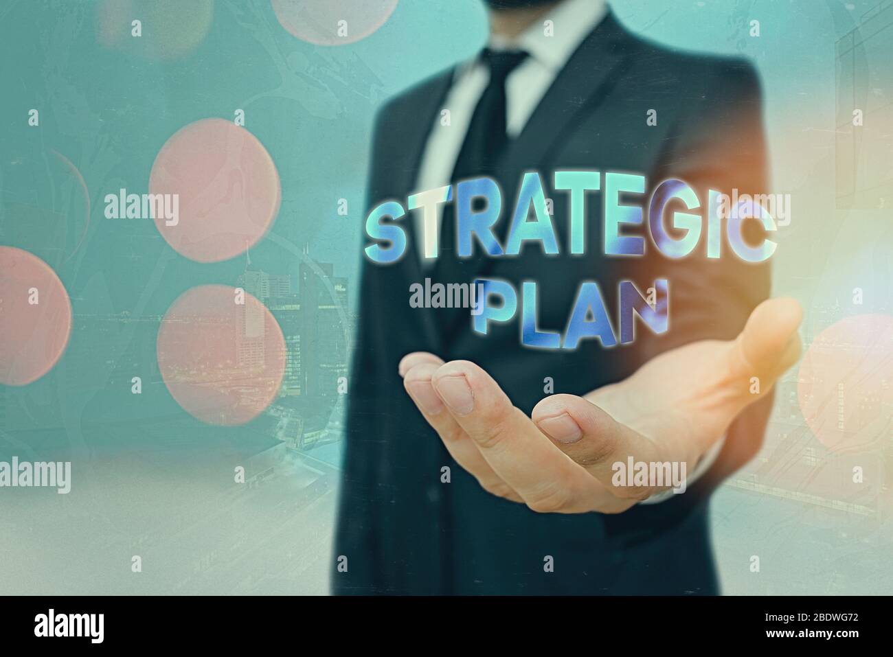 Conceptual hand writing showing Strategic Plan. Concept meaning a ...