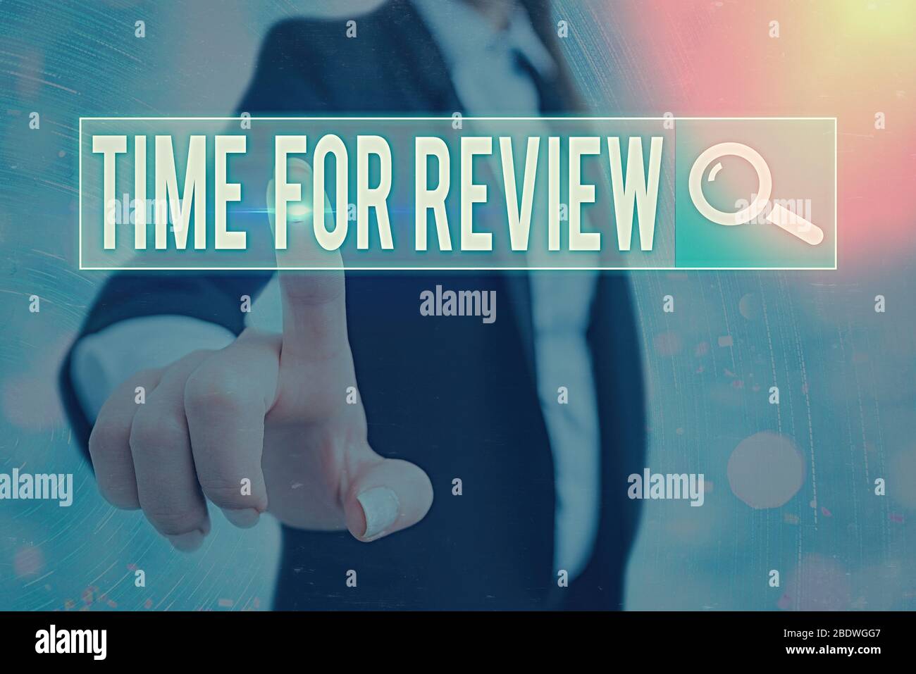 Writing note showing Time For Review. Business concept for review of a ...
