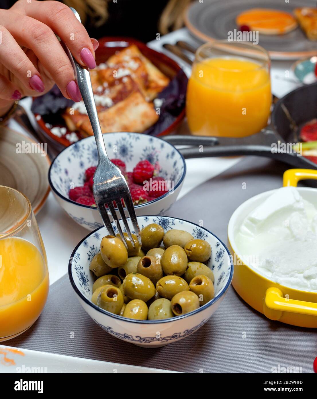 Picholine olives hi-res stock photography and images - Alamy