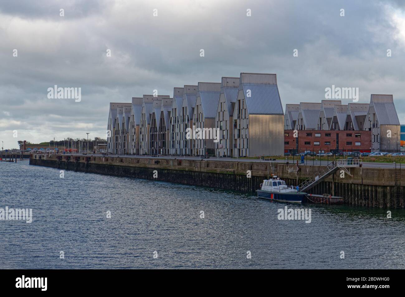 The Dunkirk Pilot Boat moored alongside the Quay of the Grand Harbour ...