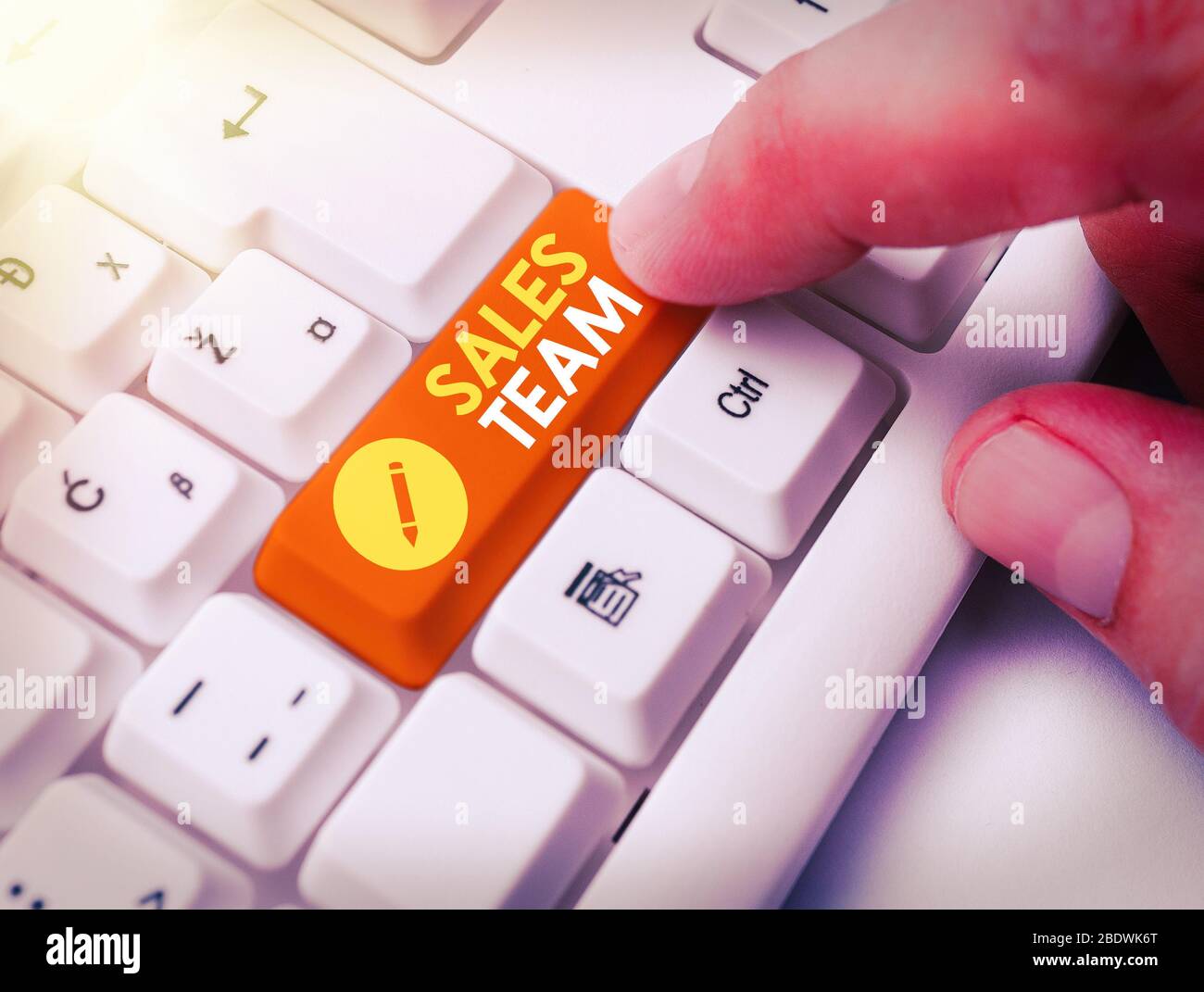 Handwriting text writing Sales Team. Conceptual photo they are ...