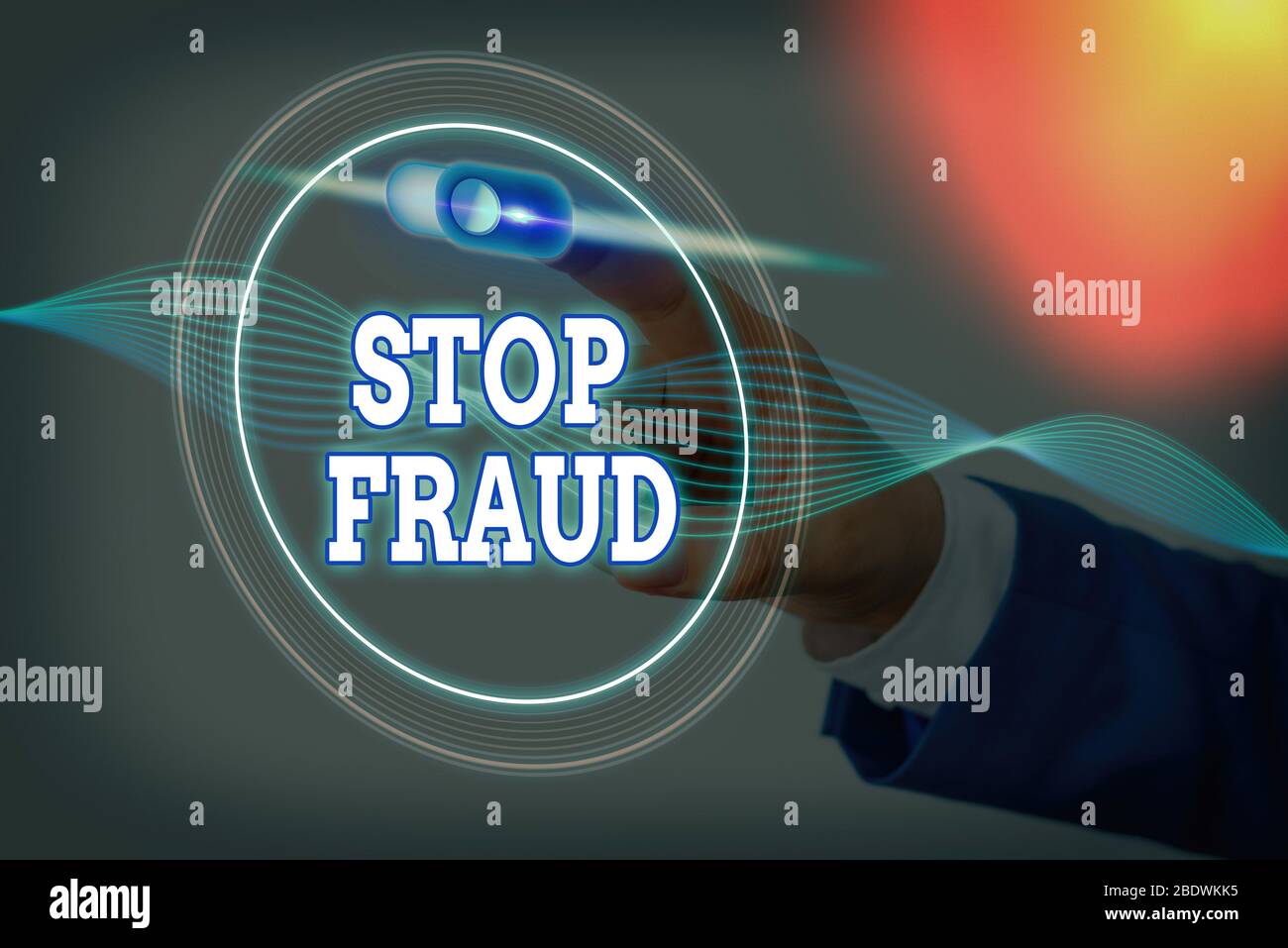 Handwriting text writing Stop Fraud. Conceptual photo campaign advices ...