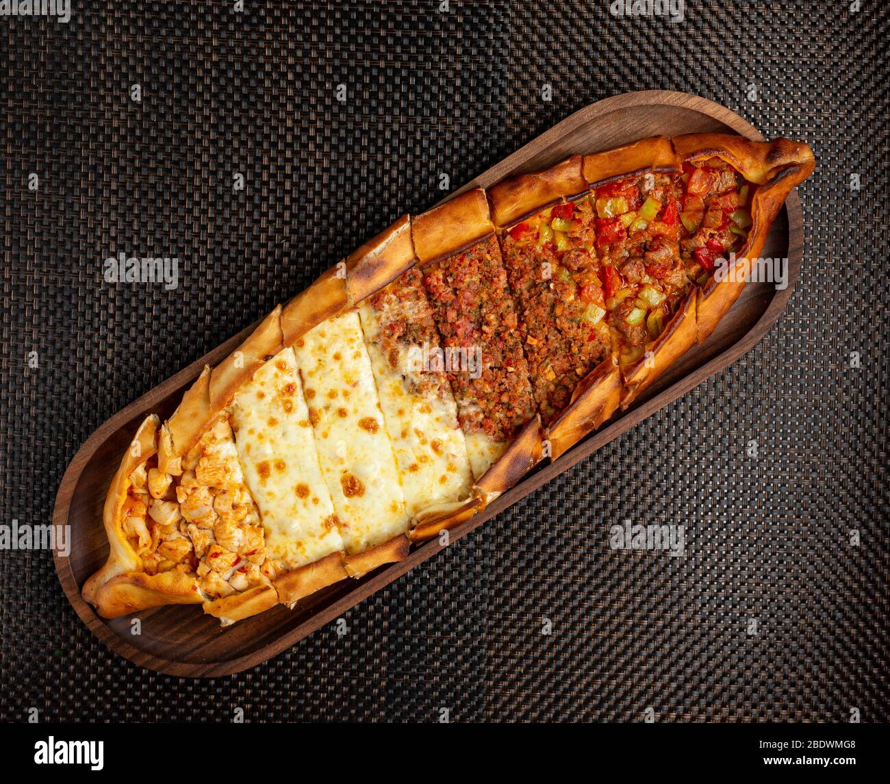 Turkish street food pizza hi-res stock photography and images - Alamy