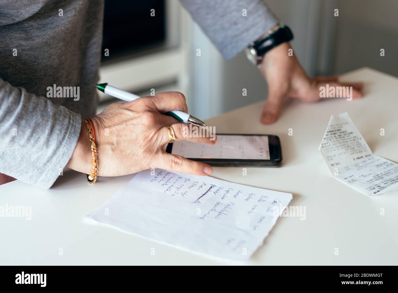 Calculate checklist hi-res stock photography and images - Alamy