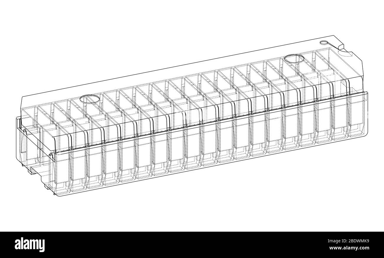 3D microchip. Vector rendering of 3d Stock Vector Image & Art - Alamy