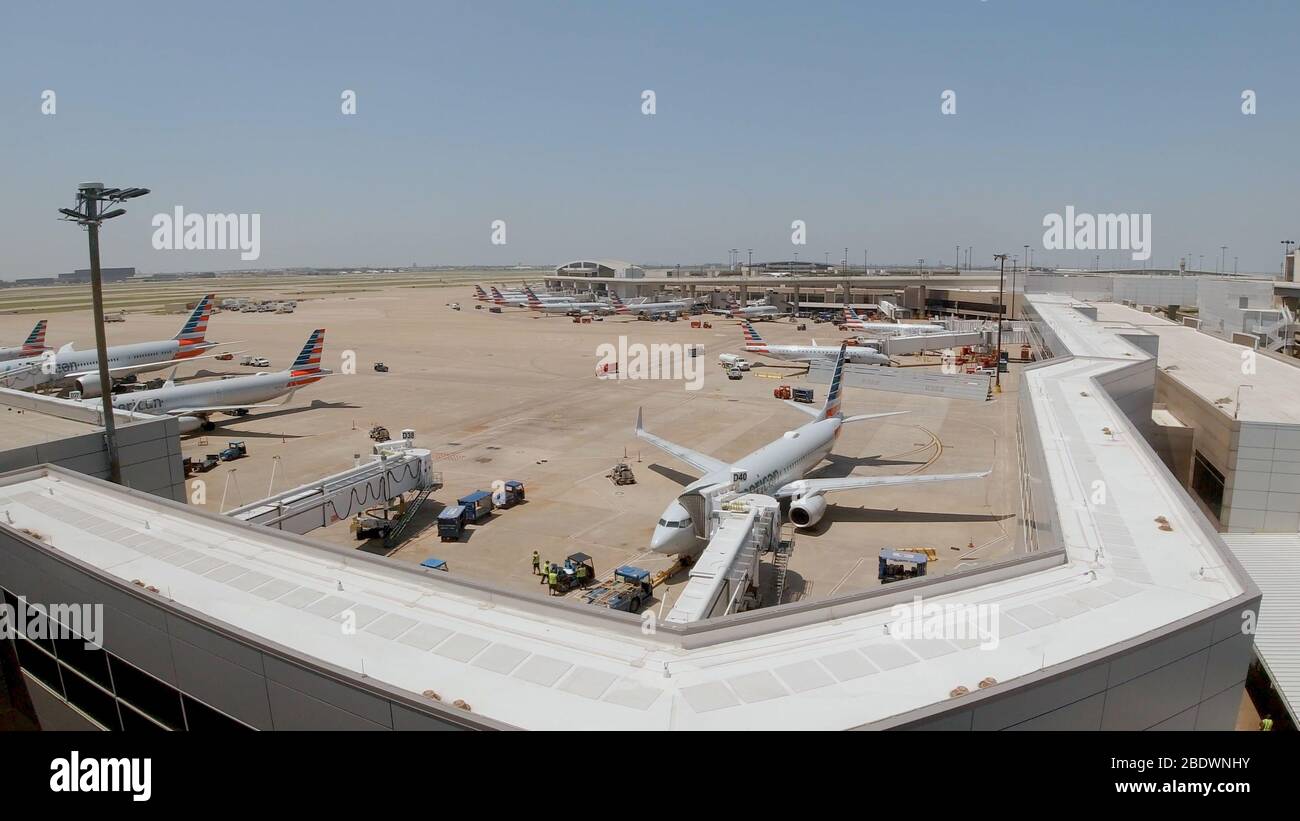 Dallas Fort Worth Airport airfield - DALLAS, UNITED STATES - JUNE 20 ...