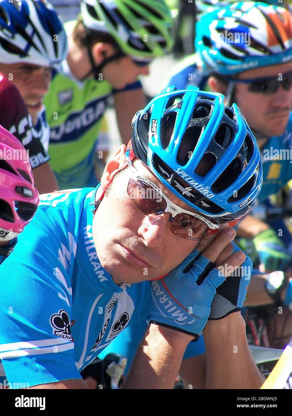 Erik Zabel of Team Milram during the Tour d'Espagne 2007, cycling race ...