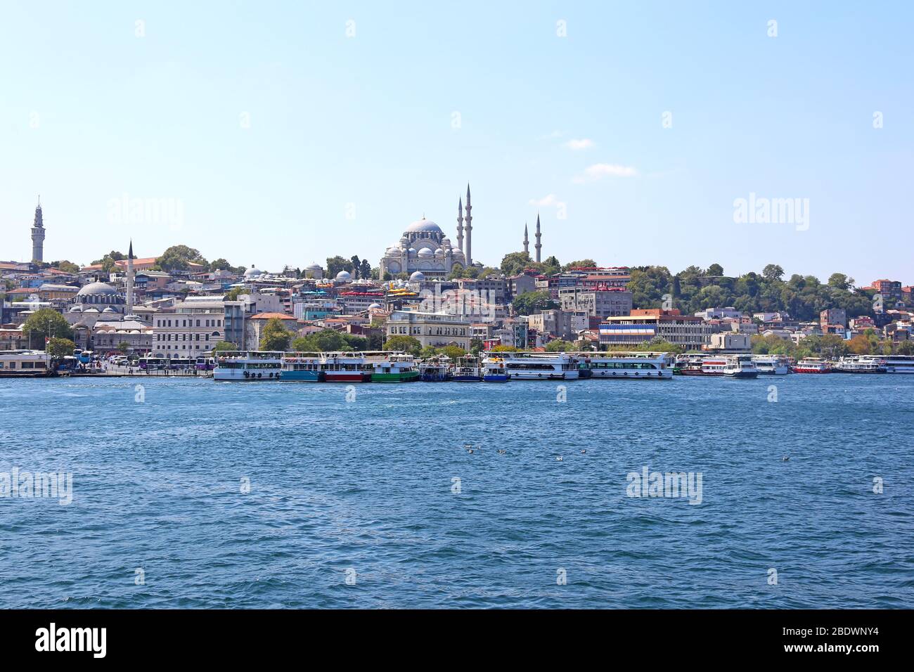 Bosphorus scenery at Istanbul Turkey Stock Photo - Alamy