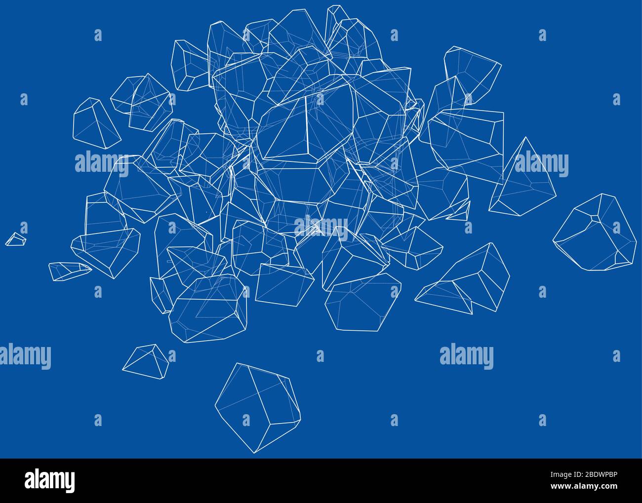 Pile debris Stock Vector Images - Alamy