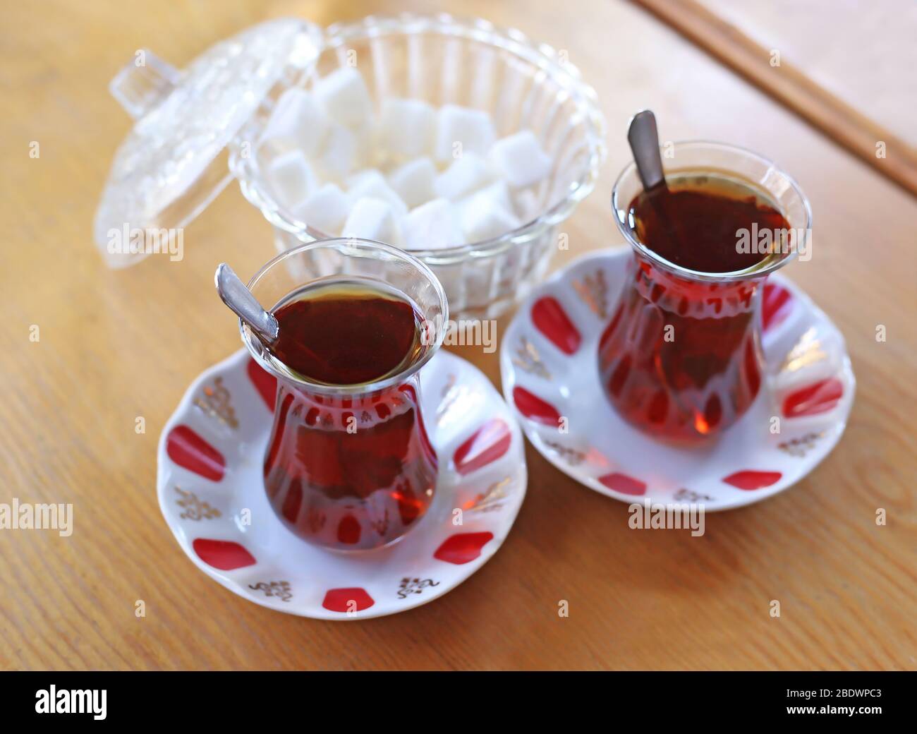 Tea with sugar cubes hi-res stock photography and images - Alamy
