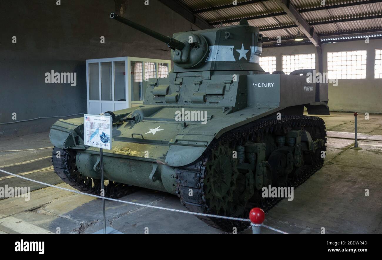 March 23, 2019 Moscow region, Russia. American light tank of the world ...