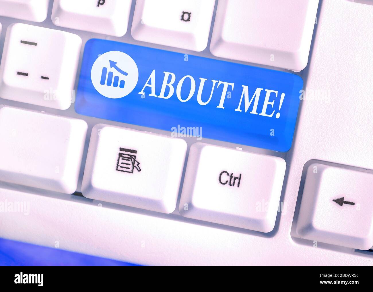 Word writing text About Me. Business photo showcasing telling someone ...