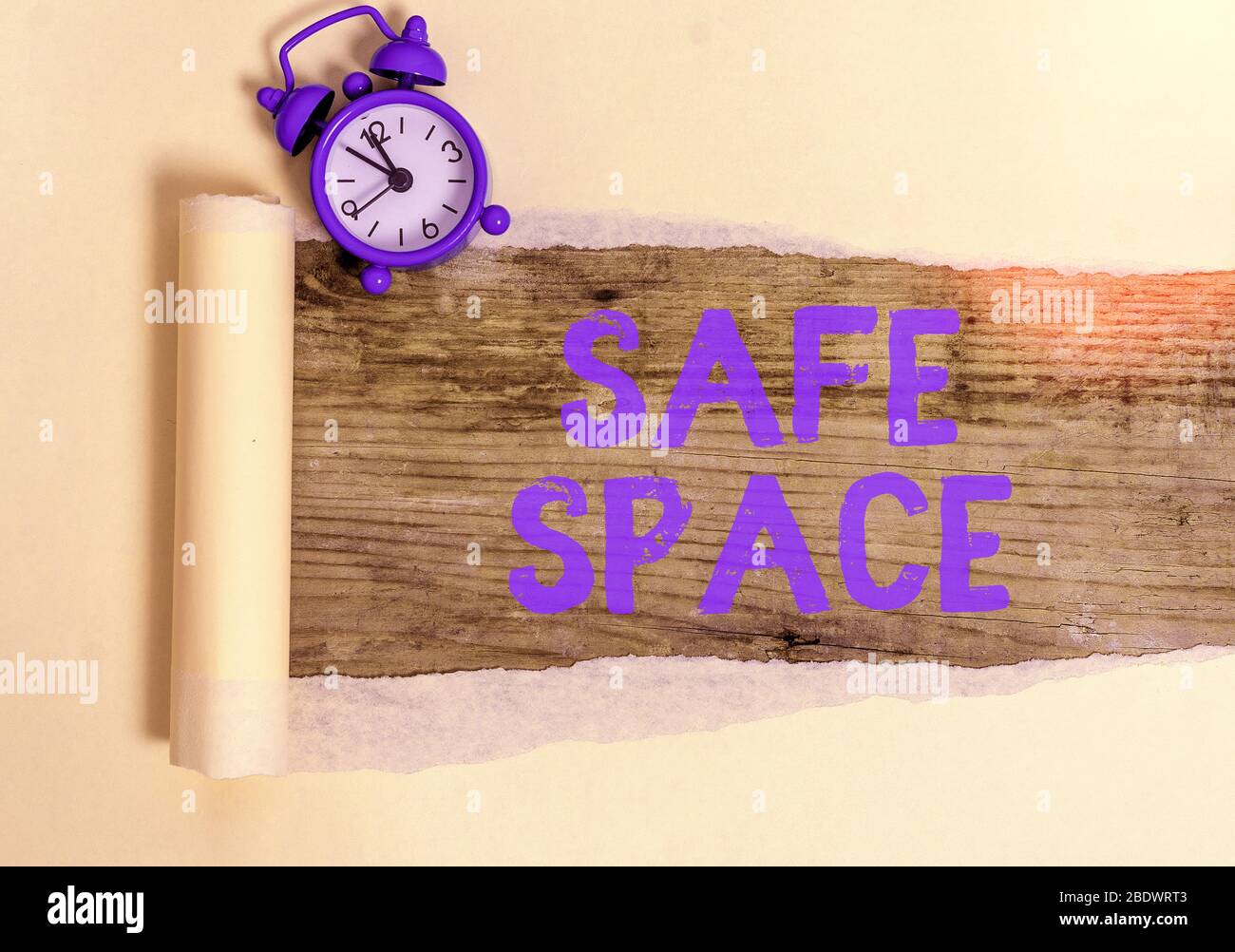 Conceptual hand writing showing Safe Space. Concept meaning a place or ...