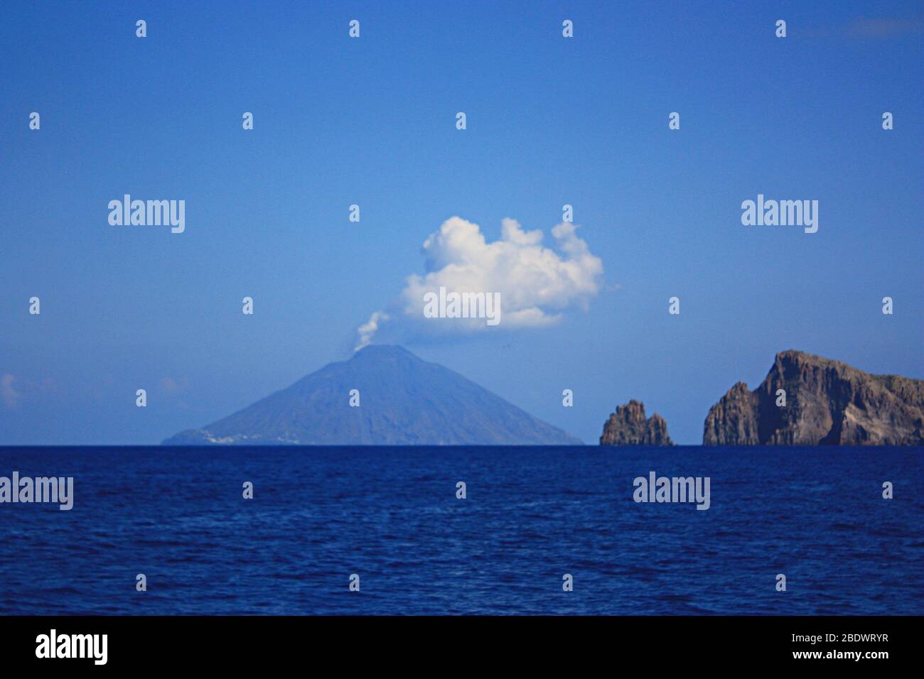 Stromboli volcano view hi-res stock photography and images - Alamy