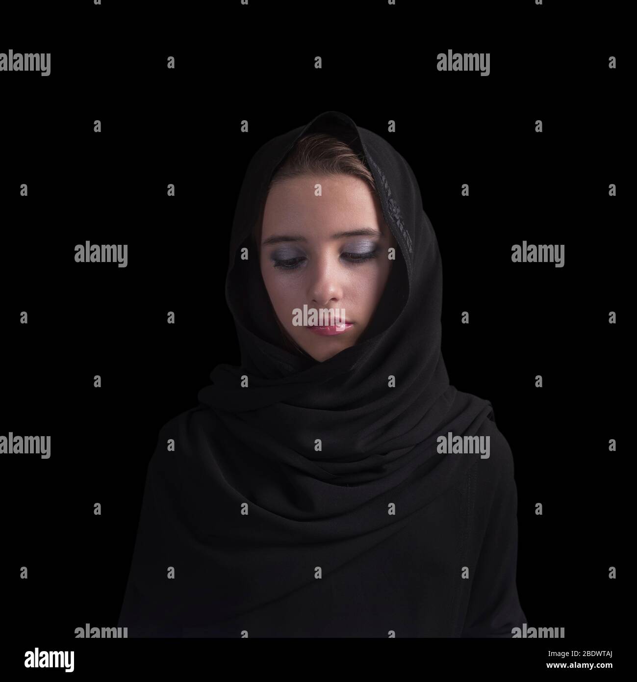 Saudi woman burka hi-res stock photography and images - Alamy
