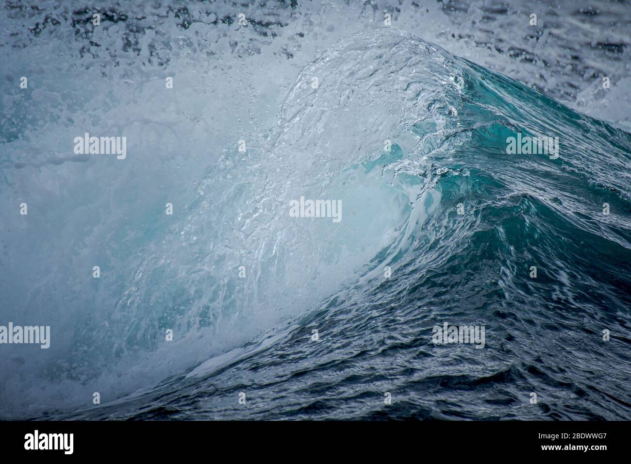 Blue sea wave hi-res stock photography and images - Alamy
