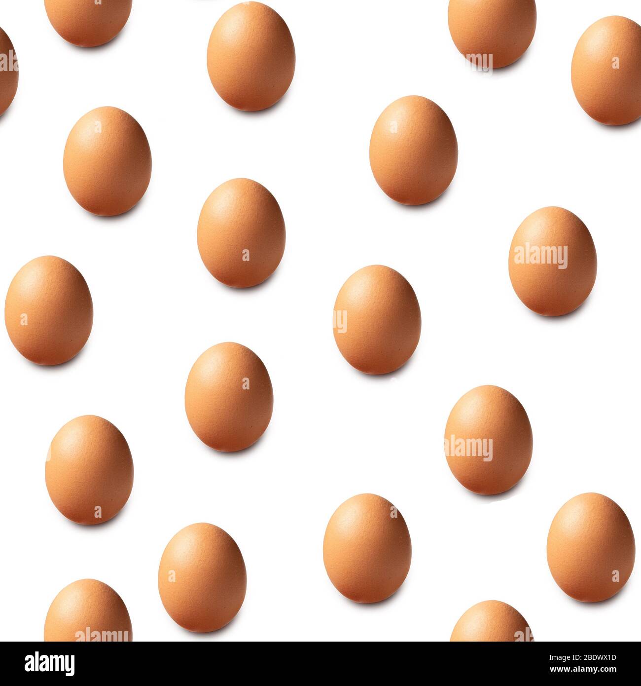 Seamless texture made of eggs on white background. Minimal food pattern ...