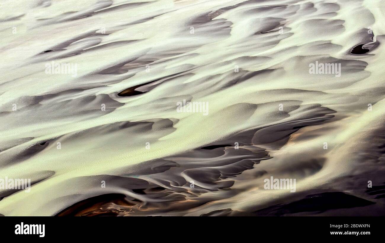 Europe - Iceland, Near Estuary River Pjorsa Stock Photo - Alamy