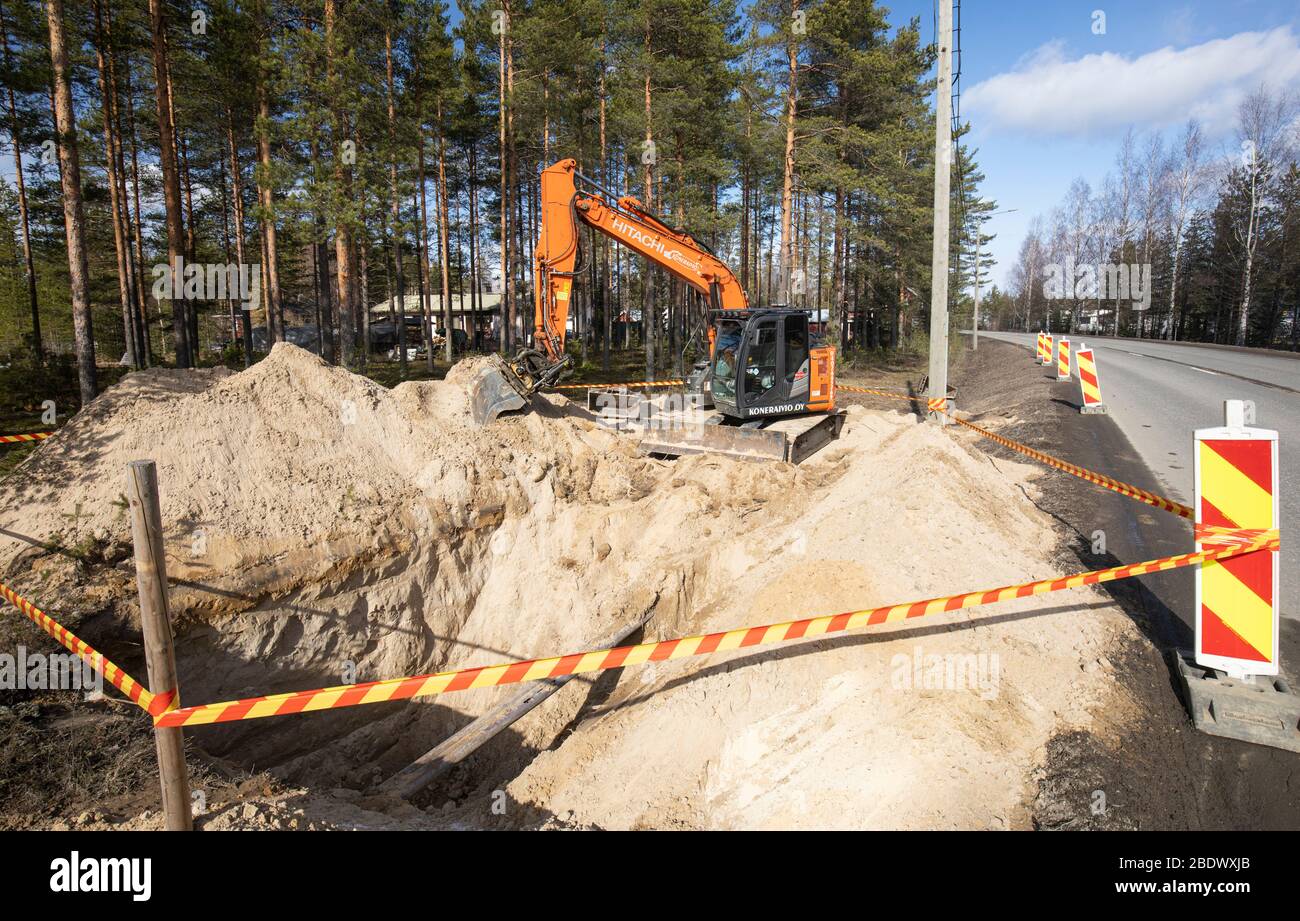Hitachi digger hi-res stock photography and images - Alamy