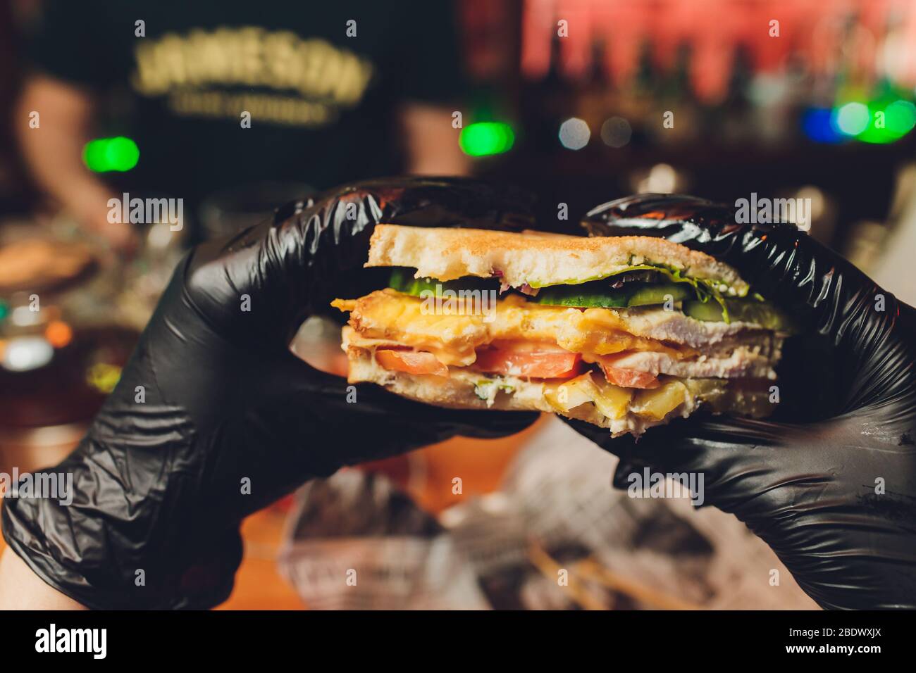 Child burger paper hi-res stock photography and images - Alamy