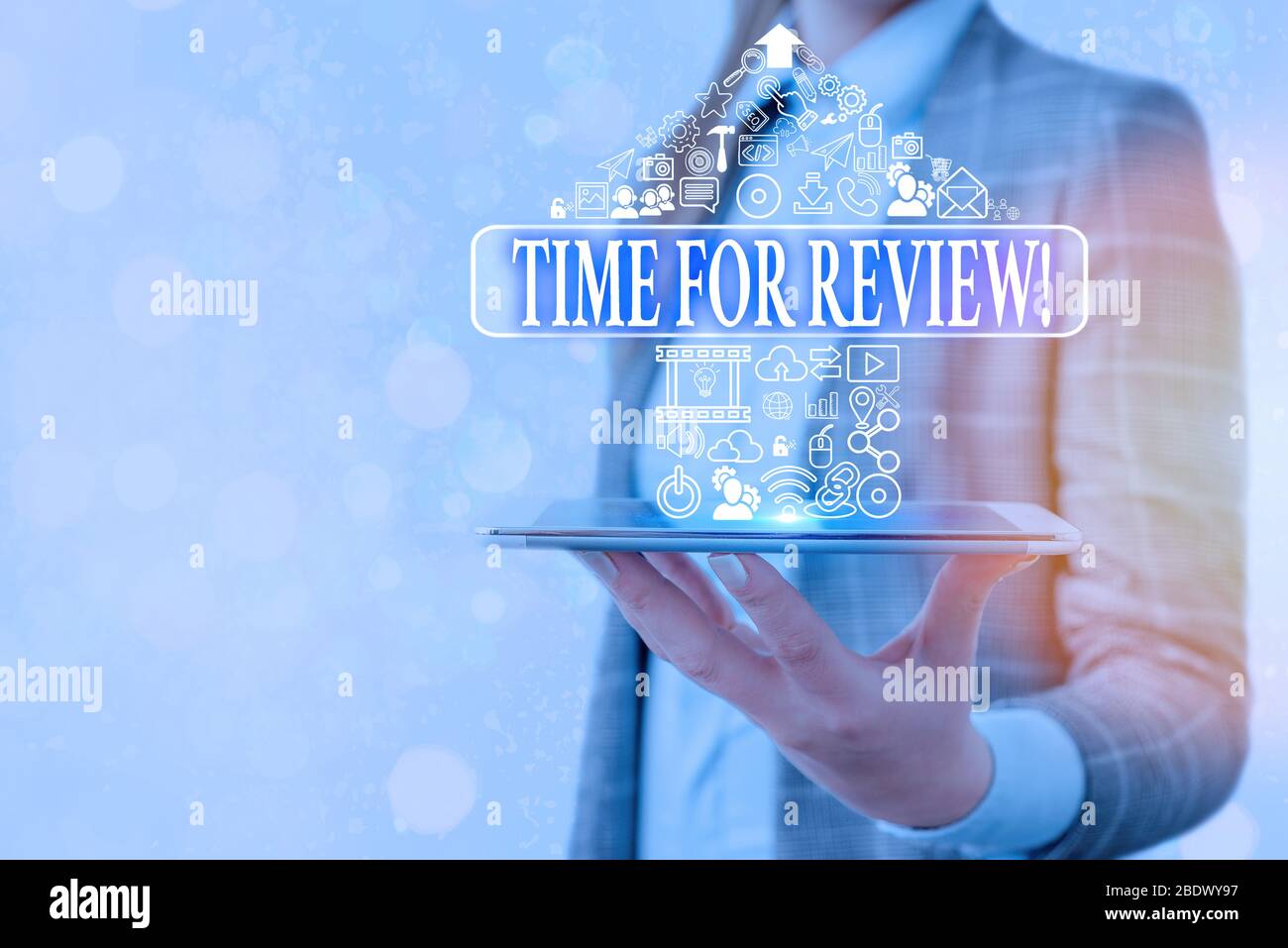 Conceptual hand writing showing Time For Review. Concept meaning review ...