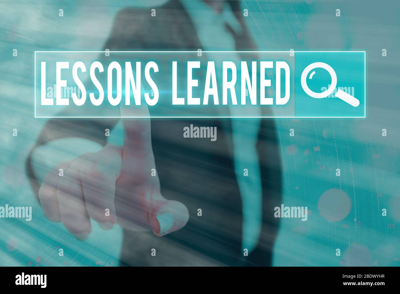 Writing note showing Lessons Learned. Business concept for the knowledge or understanding gained ...