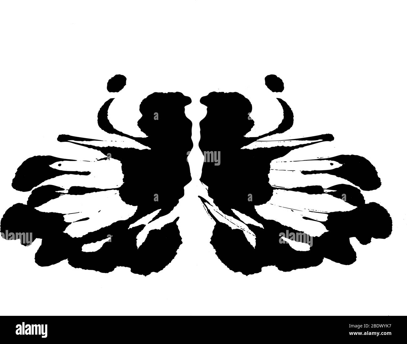 Rorschach ink blot test Stock Vector Images - Alamy