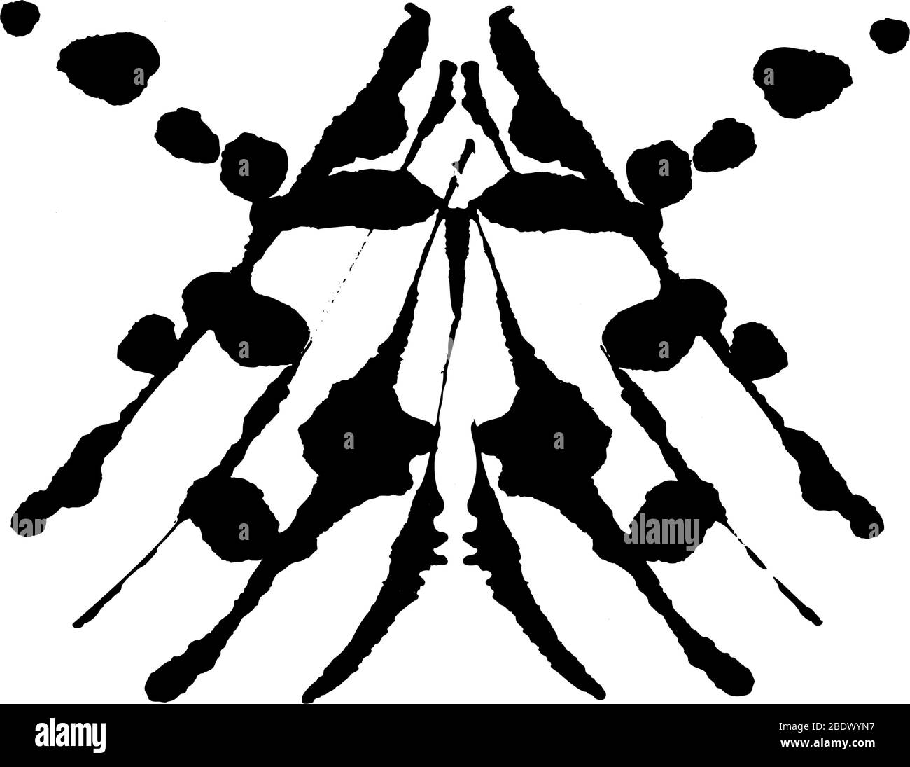 Rorschach ink blot test Stock Vector Images - Alamy